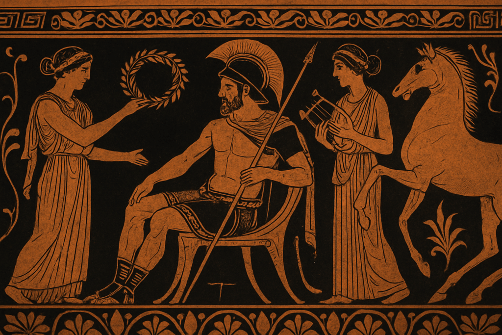 Greek Vase Painting - Art of AI